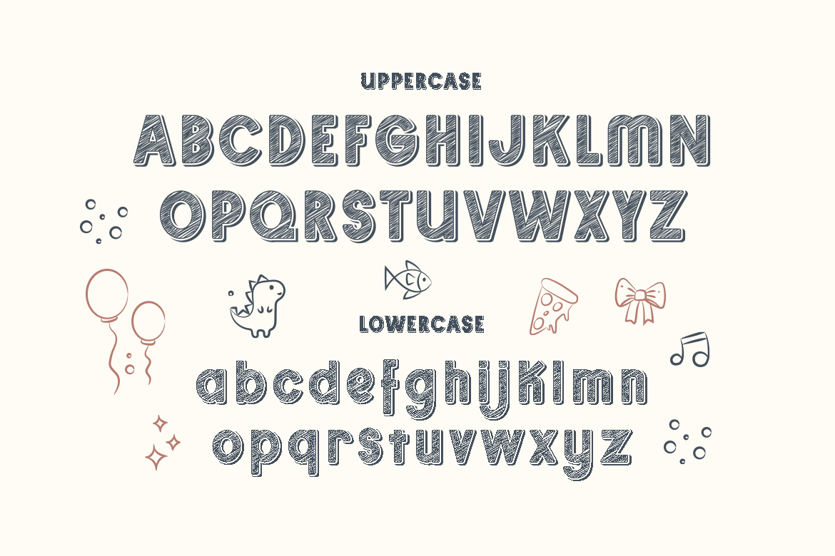 Sketchup - Adorable Scribble Typeface, Fonts | GraphicRiver